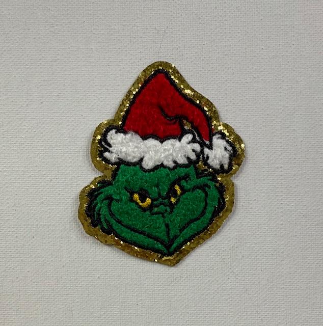 Grinch red hat patch – Lori’s Craft Co. Mermaid Creations